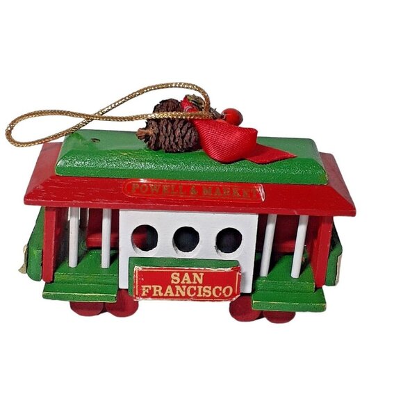 Holiday | Ctc San Francisco Wooden Trolley Car Train Powell Market ...